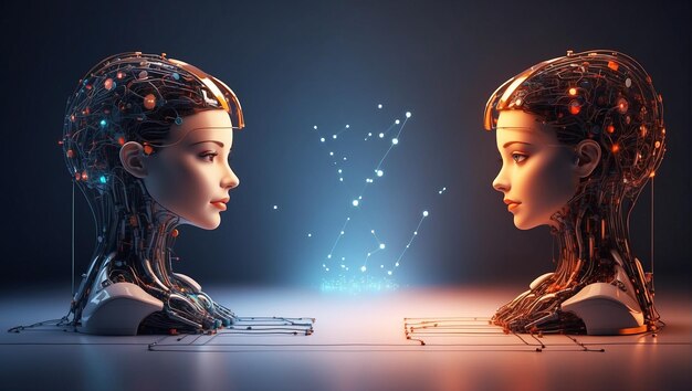 Premium Photo | AI Programming Paths Fairness vs Bias Concept Premium Photo | AI Programming Paths Fairness vs Bias Concept