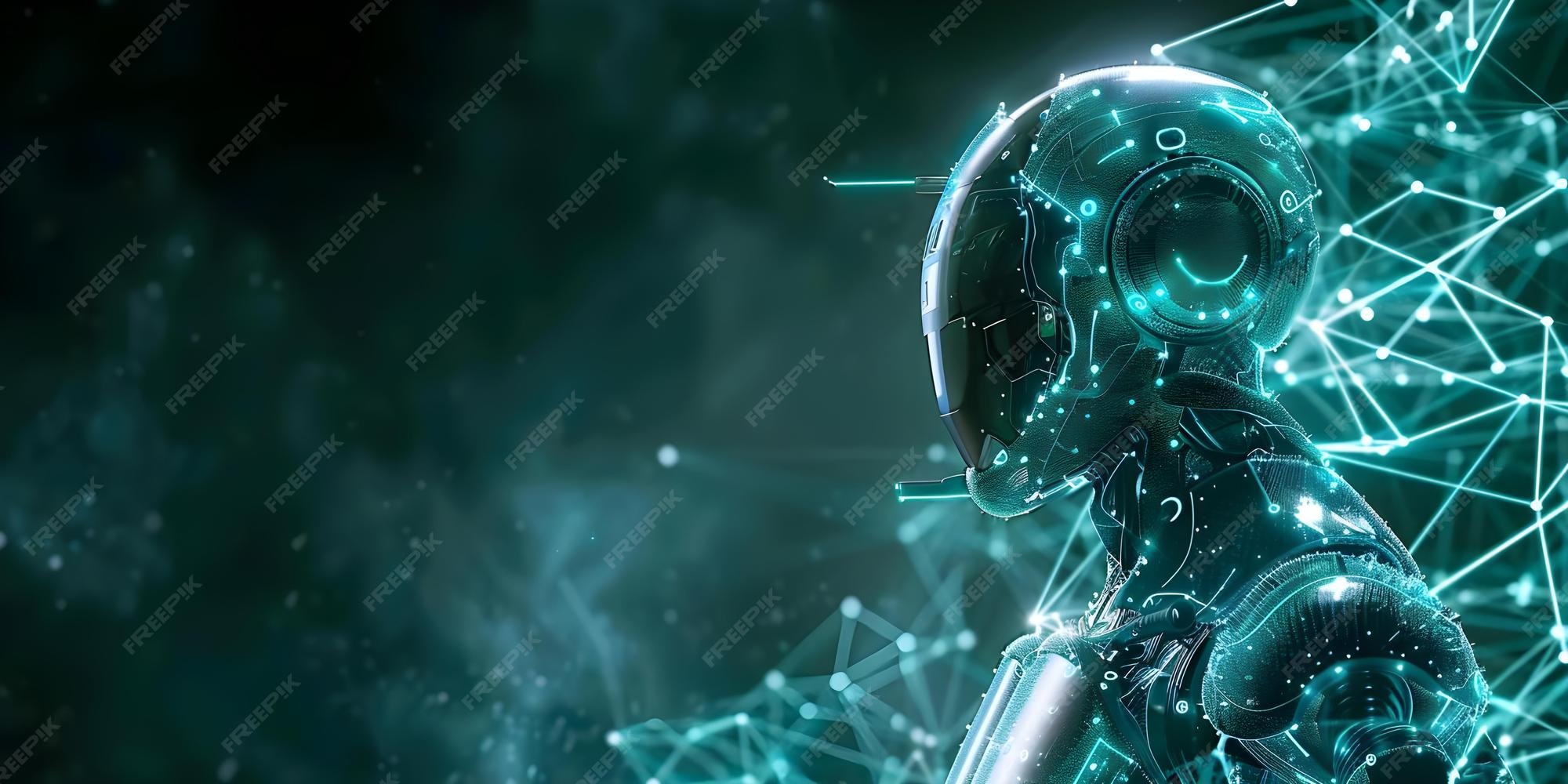 Premium Photo | AI project creating abstract cyber technology machine ...