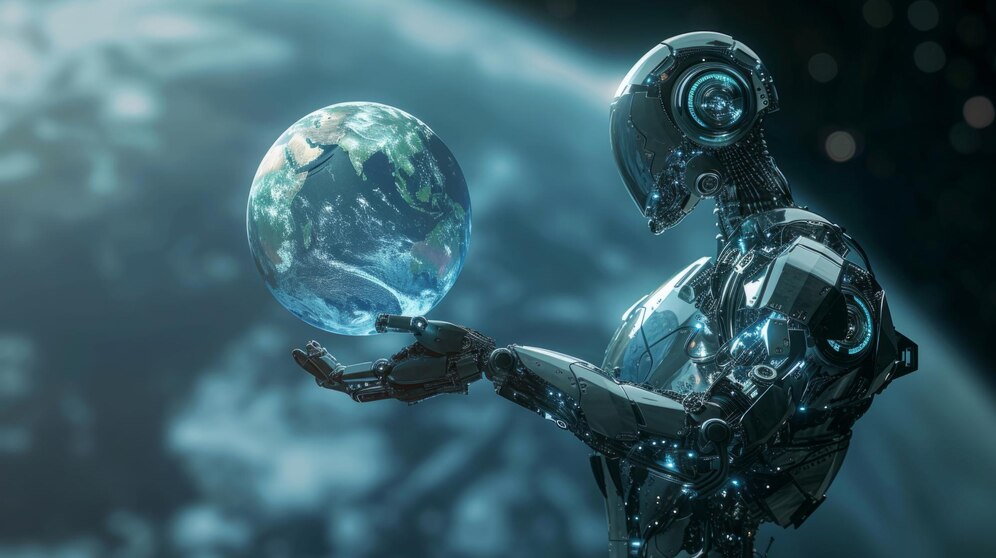 Premium AI Image | Ai robotics global revolution and technological ... Premium AI Image | Ai robotics global revolution and technological ...