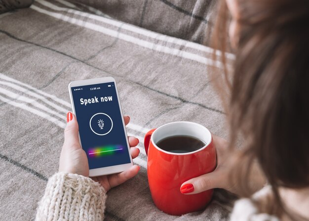 Premium Photo | Ai search technology concept, voice recognition ... Premium Photo | Ai search technology concept, voice recognition ...