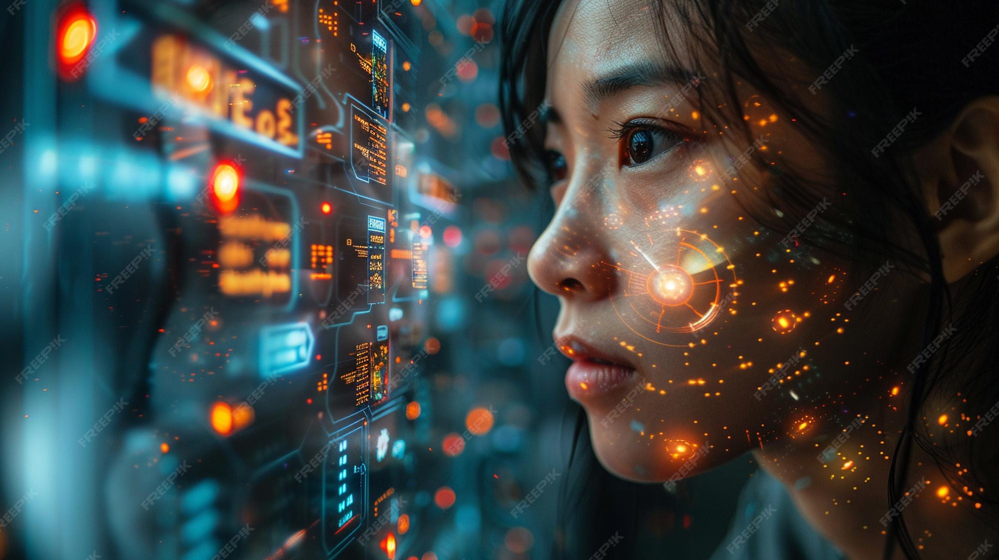 Premium Photo | Ai specialist programming robotics automation system ...