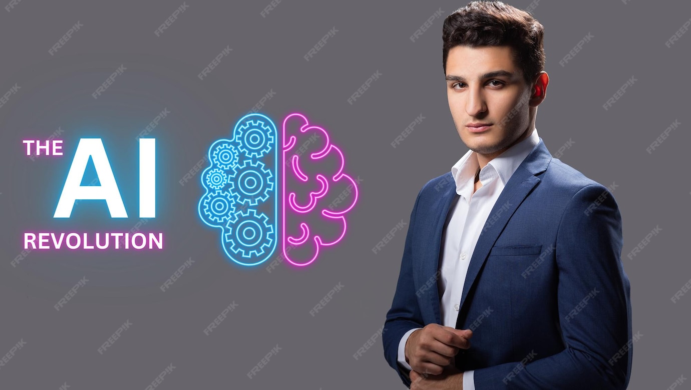 Premium Photo | Ai technology Artificial Intelligence man using ...