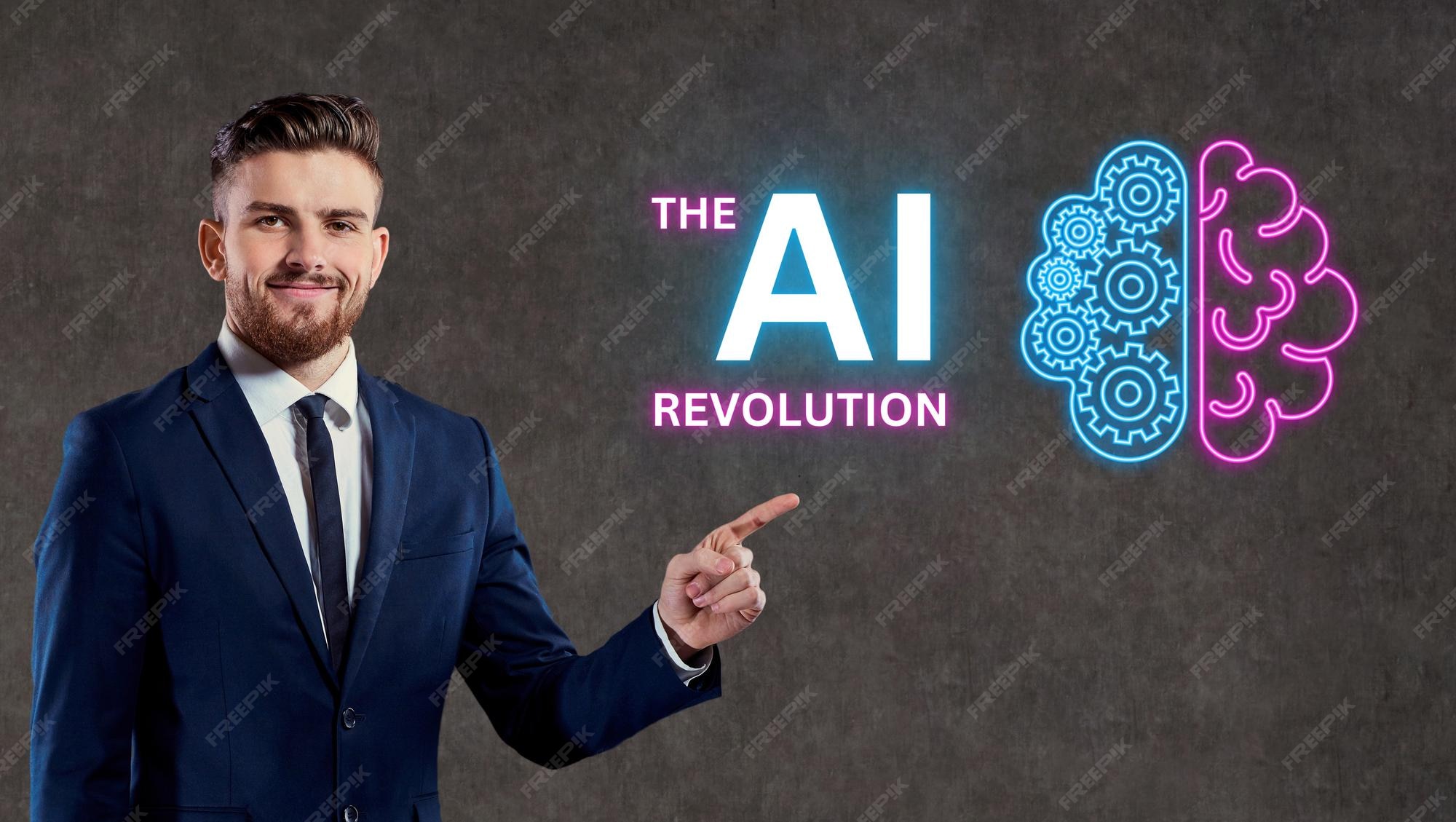 Ai 기술 인공지능 인간이 기술을 사용하는 똑똑한 로 Ai 인공 지능은 명령 프롬프트를 입력하여 무언가를 생성합니다 미래 기술