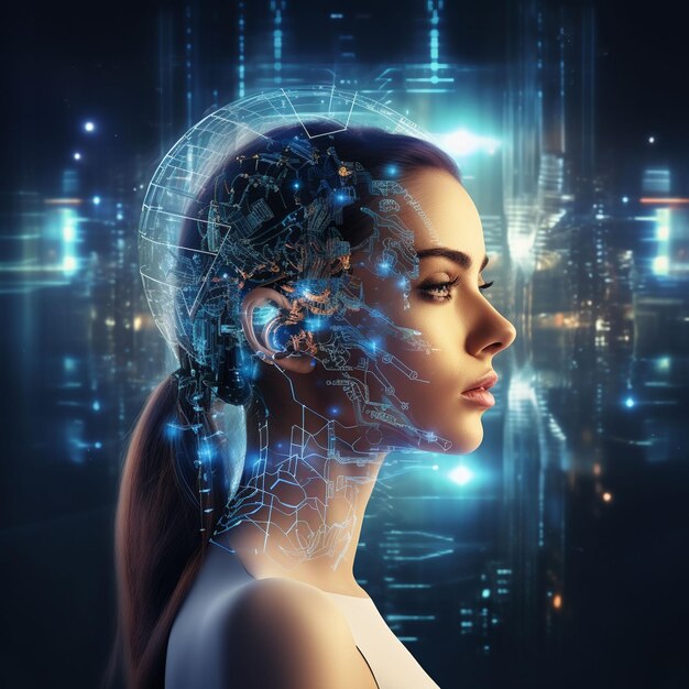 Premium Photo | AI technology intelligent robot Premium Photo | AI technology intelligent robot