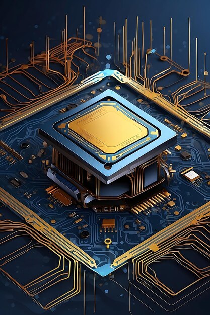 Premium Photo | Ai technology microchip background vector digital ... Premium Photo | Ai technology microchip background vector digital ...