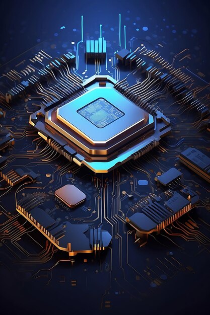 Premium Photo | Ai technology microchip background vector digital ... Premium Photo | Ai technology microchip background vector digital ...