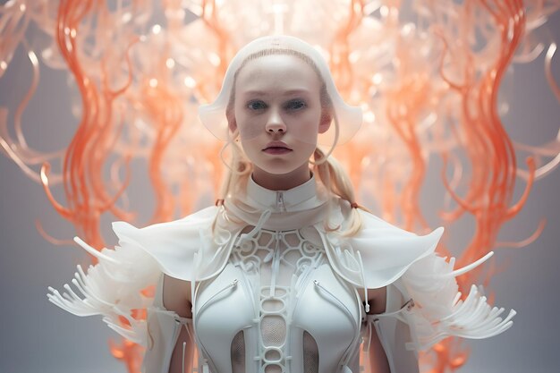 Premium AI Image | AIdriven fashion design future vision Premium AI Image | AIdriven fashion design future vision