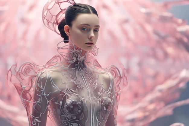 Premium AI Image | AIdriven fashion design future vision Premium AI Image | AIdriven fashion design future vision