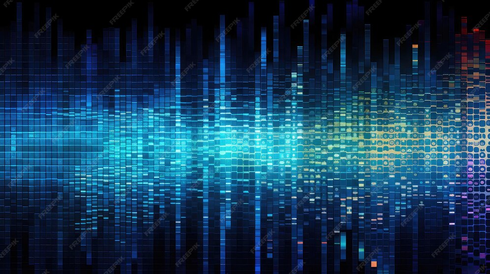 Premium Photo | Algorithm algorithmic grid abstract illustration digital science line data ...