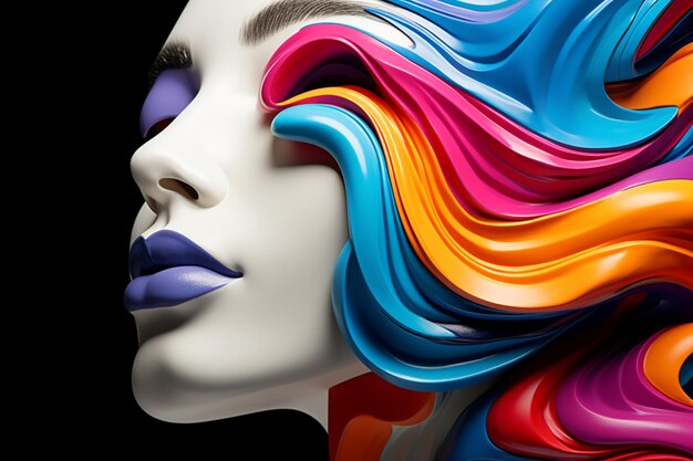 Premium Photo | Algorithmic Abstractions Generative AI Beauty Premium Photo | Algorithmic Abstractions Generative AI Beauty