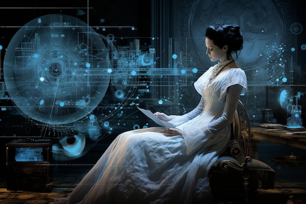 Premium AI Image | Algorithmic Elegance Ada Lovelace and the Dawn of ... Premium AI Image | Algorithmic Elegance Ada Lovelace and the Dawn of ...