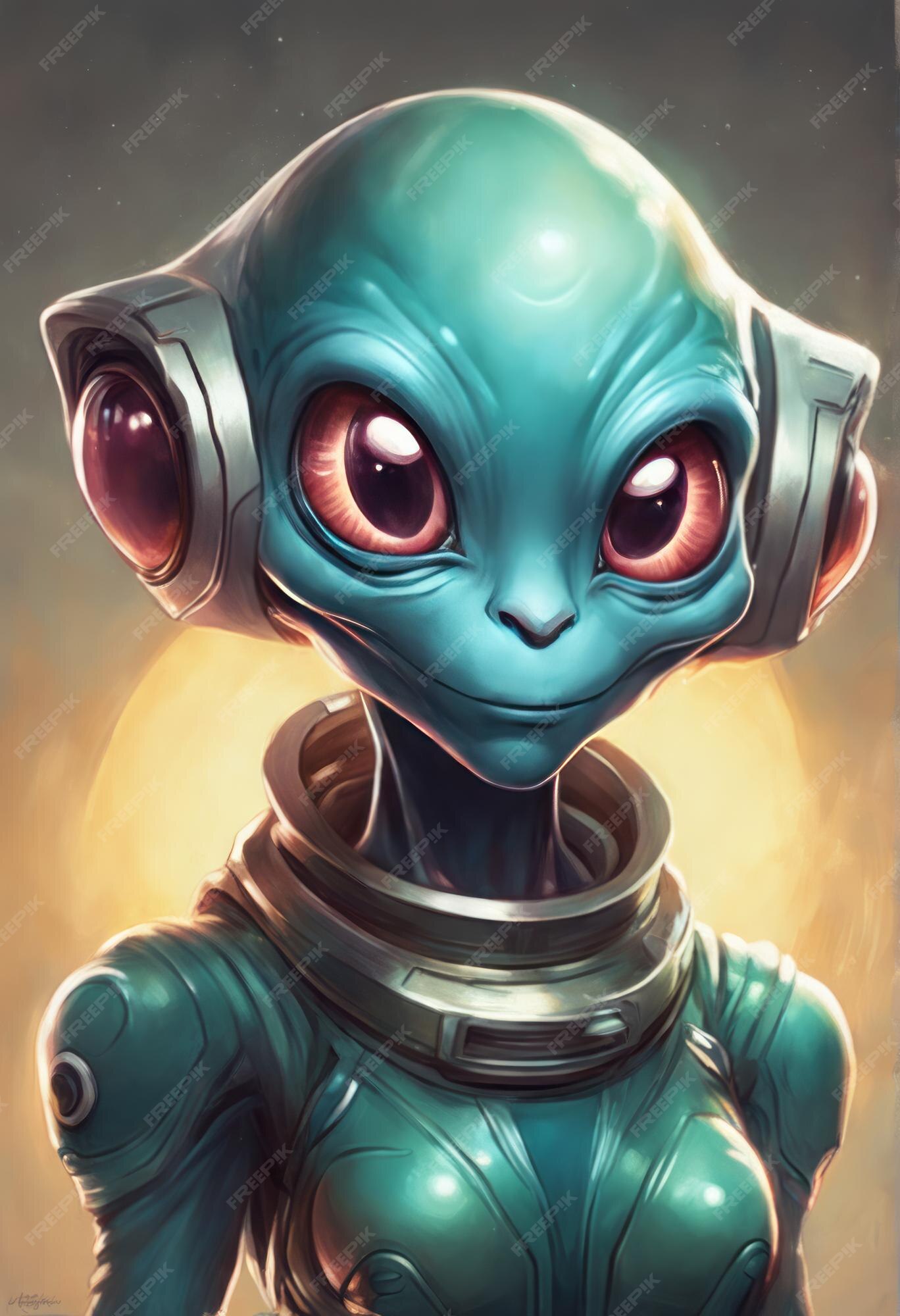 Premium Ai Image Alien Robot Alien Alien In The Universe Illustrationalien Robot Alien Alien