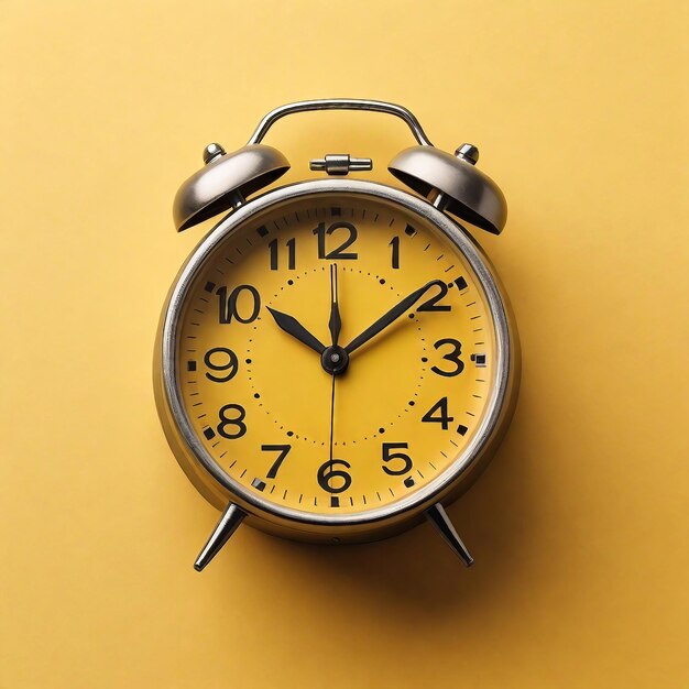 Premium Photo Analog Clock With Colorful Background