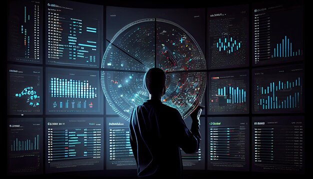 Premium Photo | Analyst working on business analytics dashboard Premium Photo | Analyst working on business analytics dashboard