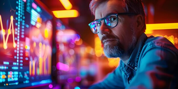 Premium Photo | Analyzing data coding and monitoring digital displays A skilled data engineer ...