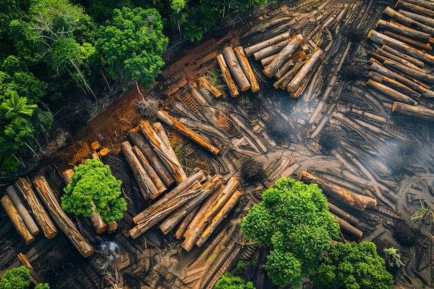 Premium Photo | Analyzing deforestation patterns ar generative ai Premium Photo | Analyzing deforestation patterns ar generative ai