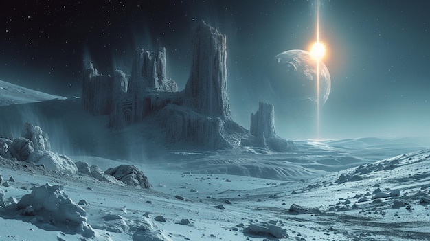 Premium Photo | An Ancient Alien Ruins On A Deserted Planet Wallpaper Premium Photo | An Ancient Alien Ruins On A Deserted Planet Wallpaper