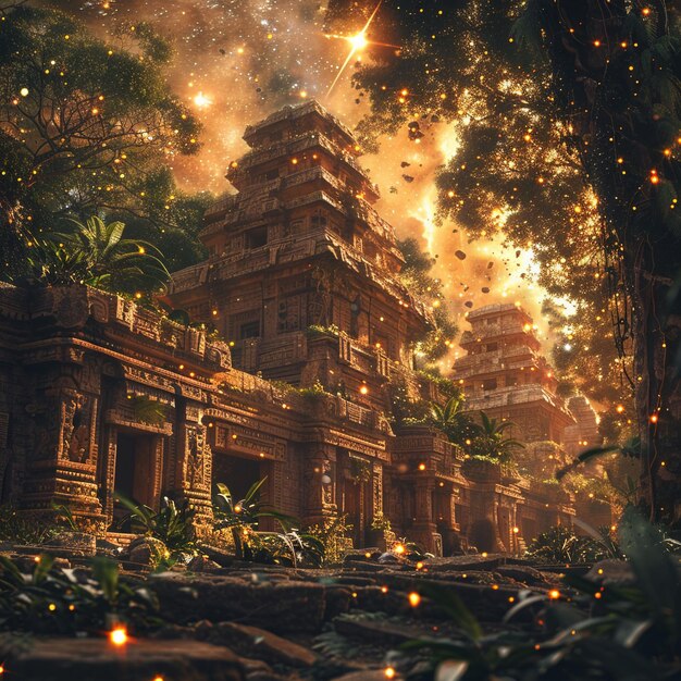 Premium Photo | Ancient alien ruins intricate carvings Premium Photo | Ancient alien ruins intricate carvings