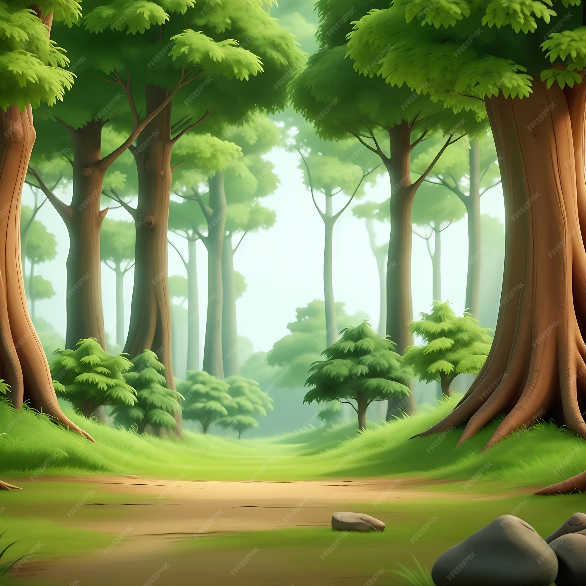 Animate Carton Forest Background Generated Ai | Premium AI-generated image Animate Carton Forest Background Generated Ai | Premium AI-generated image