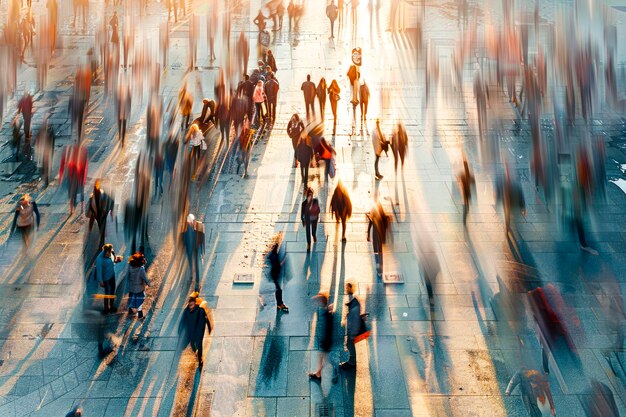 Premium Photo | Anonymous Crowd Urban Exploration Through the Lens Premium Photo | Anonymous Crowd Urban Exploration Through the Lens