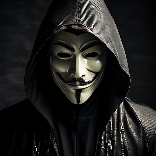 Anonymous Hacker Portrait | Premium AI-generated image Anonymous Hacker Portrait | Premium AI-generated image