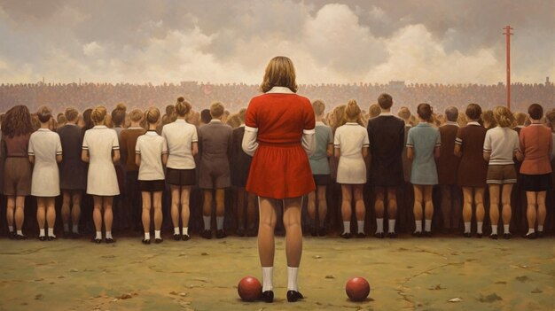 Premium AI Image | The anticipation before a match Premium AI Image | The anticipation before a match
