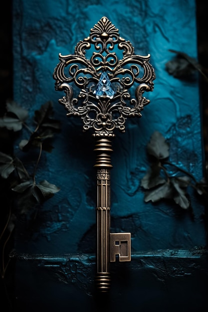 Premium AI Image | Antique magic key Premium AI Image | Antique magic key