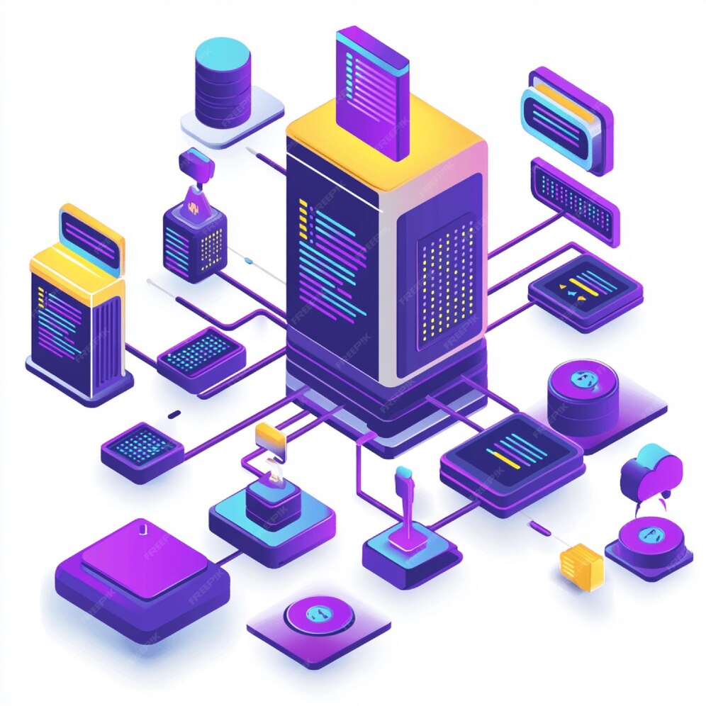 An Api Gateway Directing Traffic To Different Microservices In A Distributed Backend