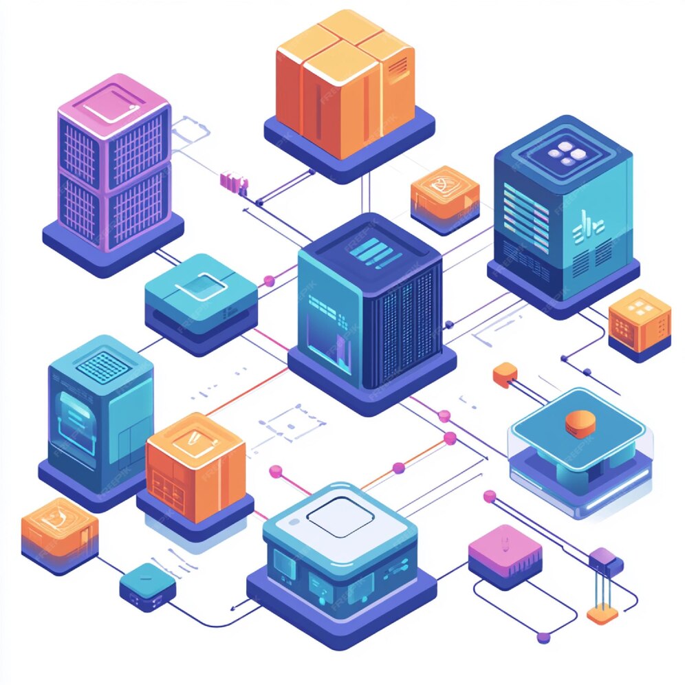 An API gateway directing traffic to different microservices in a ...