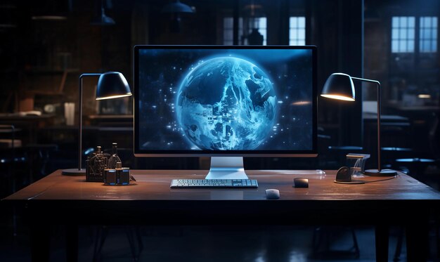 Premium AI Image | Apple iMac Pro Display XDR mockup Premium AI Image | Apple iMac Pro Display XDR mockup