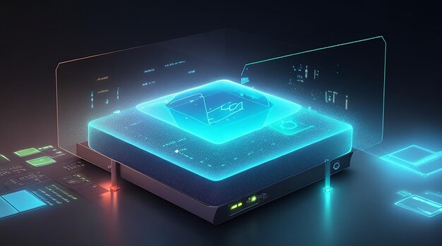 Premium AI Image | Application programming interface hologram Premium AI Image | Application programming interface hologram