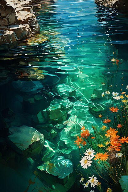 Premium AI Image | Aqua Lake Tranquil Waters Social Media Frame Posts ... Premium AI Image | Aqua Lake Tranquil Waters Social Media Frame Posts ...