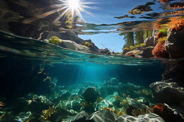 Premium AI Image | Aqua Lake Tranquil Waters Social Media Frame Posts ... Premium AI Image | Aqua Lake Tranquil Waters Social Media Frame Posts ...
