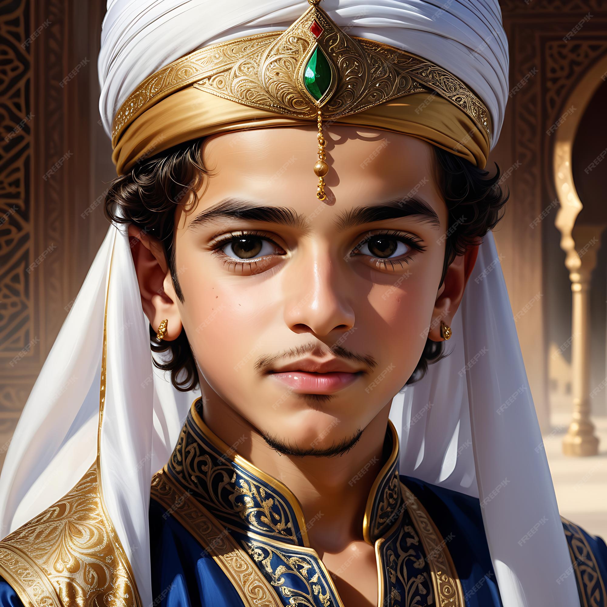 Premium Ai Image An Arab Prince From The Abbasid Dynasty