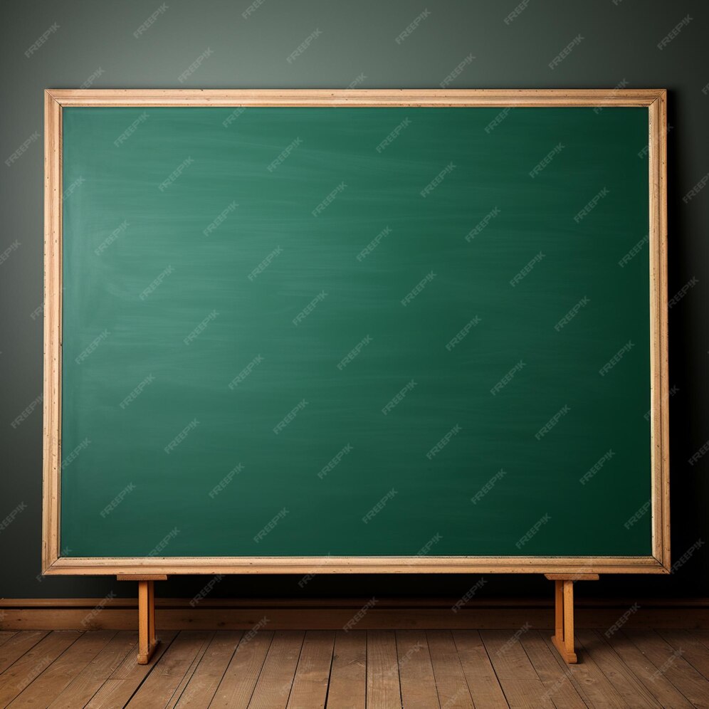 Premium Photo | Arafed blackboard on a wooden stand against a wall ... Premium Photo | Arafed blackboard on a wooden stand against a wall ...