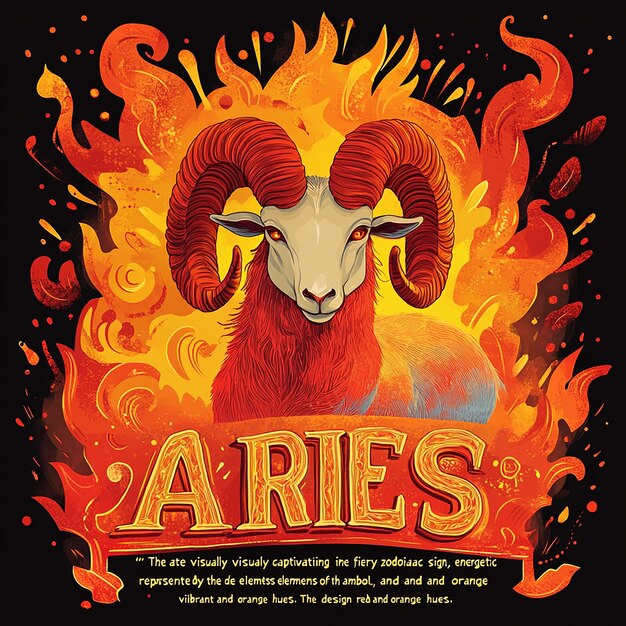 Aries zodiac illustration | Premium AI-generated image Aries zodiac illustration | Premium AI-generated image