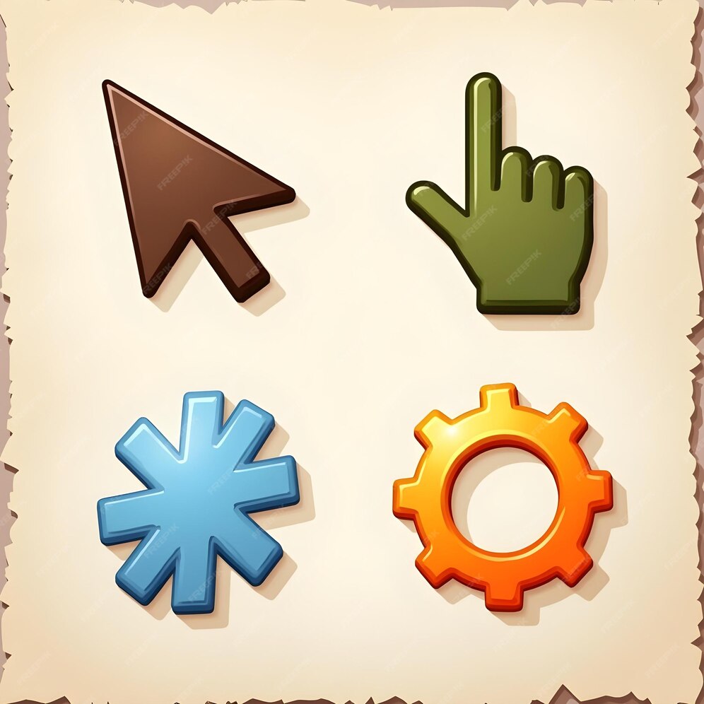 Arrow Cursor Vector Vector Cursor Icon Arrow Pointer Vector Vector Arrow Icon Mouse Cursor Vecto