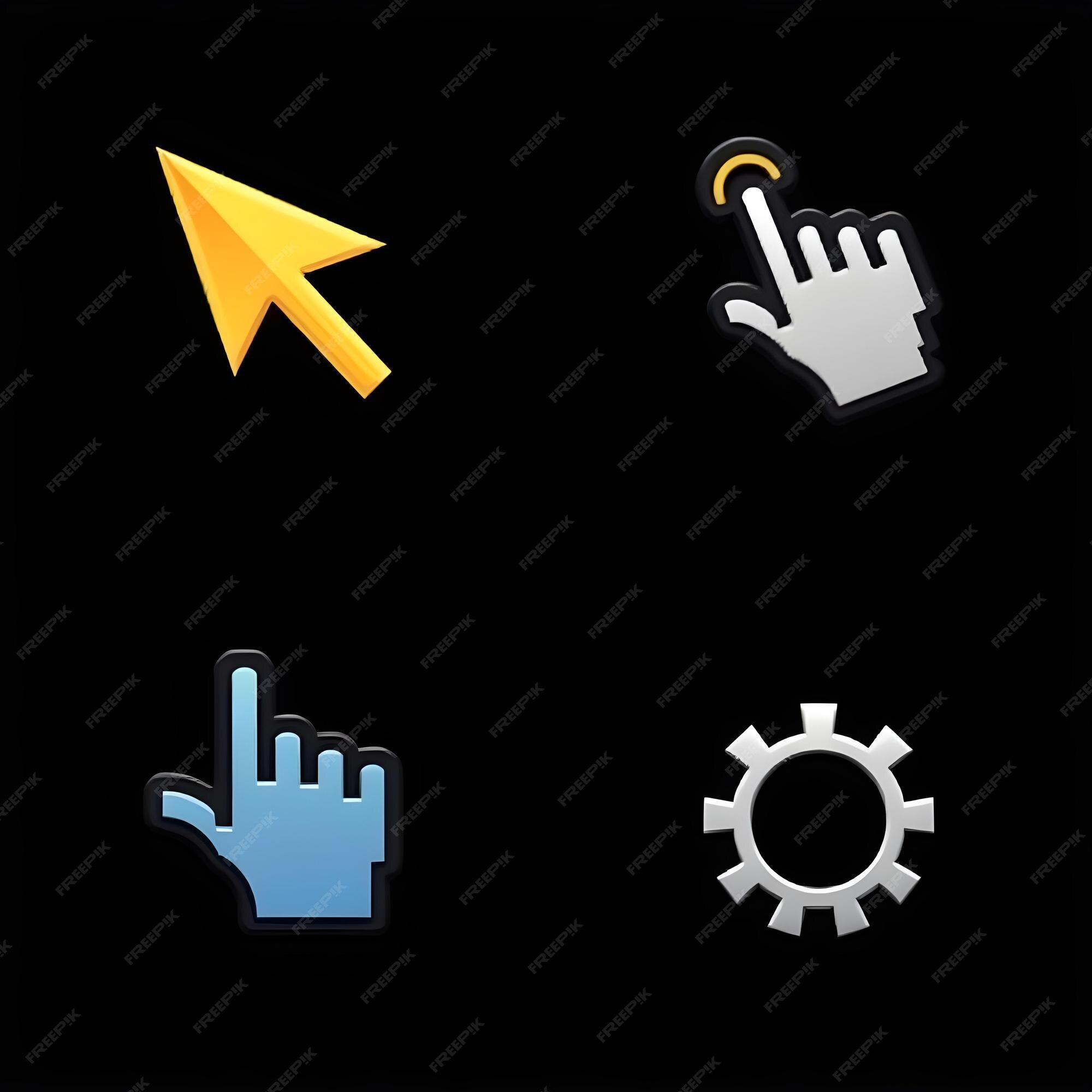 Arrow Cursor Vector Vector Cursor Icon Arrow Pointer Vector Vector Arrow Icon Mouse Cursor Vecto