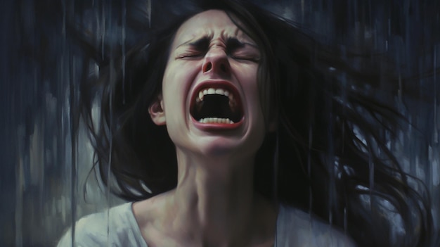 Premium AI Image | The art of capturing emotion Premium AI Image | The art of capturing emotion