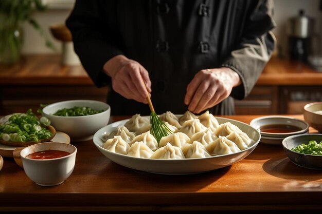 The Art of Dumplings Mastering the Craft | Premium AI-generated image The Art of Dumplings Mastering the Craft | Premium AI-generated image