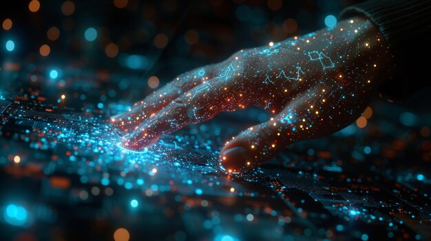 Premium Photo | An artificial intelligence AI interface using machine ...