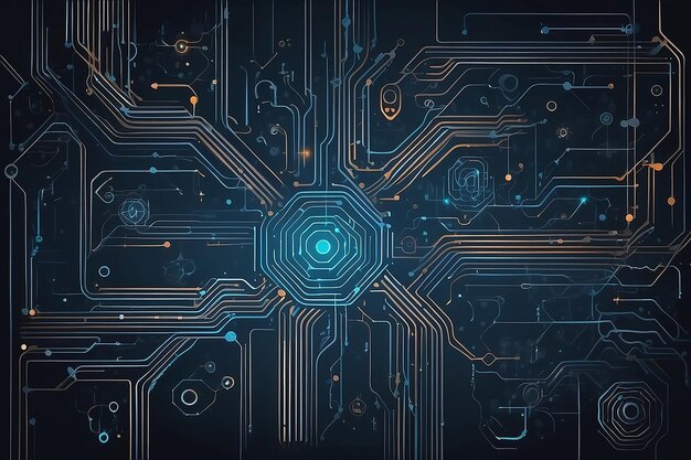 Premium Photo | Artificial intelligence circuit line style Machine ... Premium Photo | Artificial intelligence circuit line style Machine ...