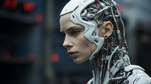 Premium Photo | Artificial intelligence and cyborg robot concept Premium Photo | Artificial intelligence and cyborg robot concept