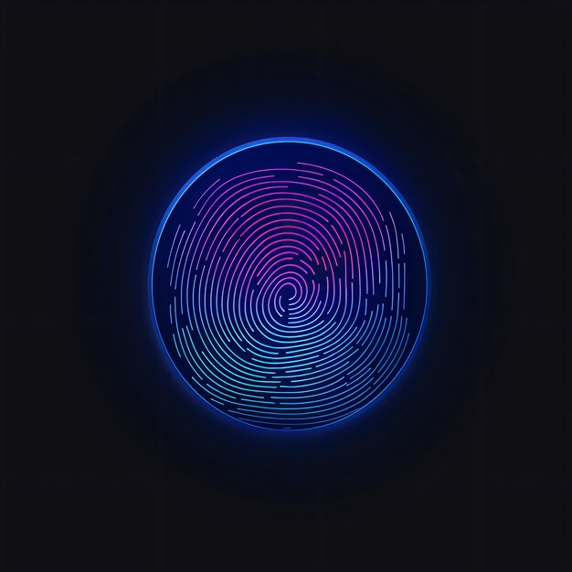 Premium AI Image | Artificial Intelligence Fingerprint Icon created ... Premium AI Image | Artificial Intelligence Fingerprint Icon created ...