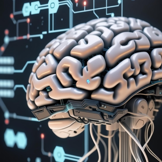 Premium Photo | Artificial Intelligence and the Futuristic Brain ... Premium Photo | Artificial Intelligence and the Futuristic Brain ...