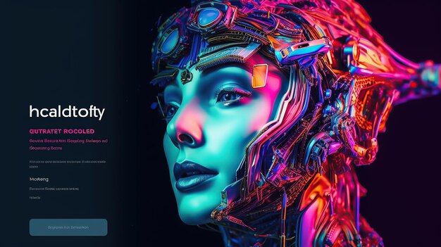 Premium Photo | Artificial intelligence landing page generative ai Premium Photo | Artificial intelligence landing page generative ai