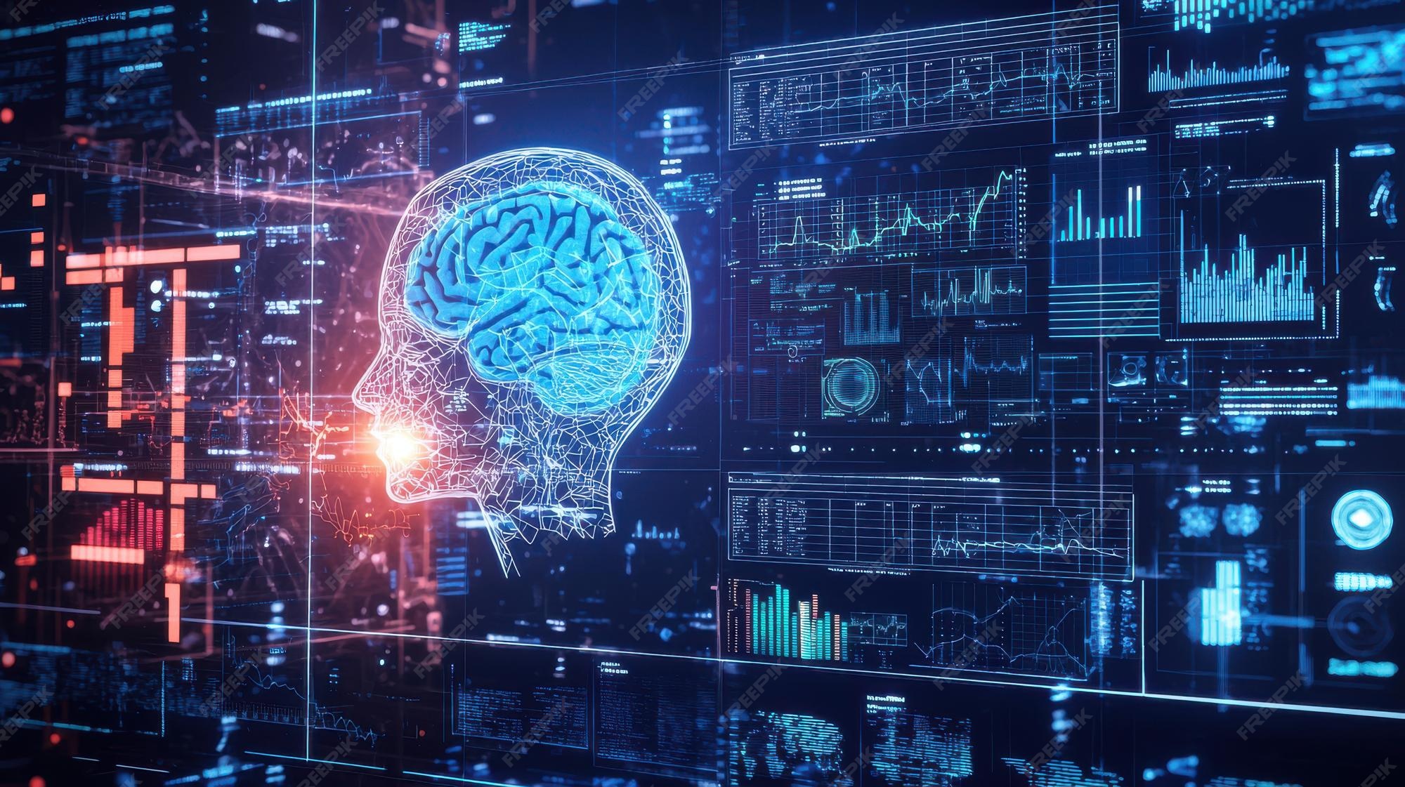 An artificial intelligence and machine learning infrastructure concept featuring a digital ...