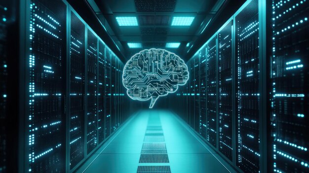 Artificial Intelligence and Servers | Premium AI-generated image Artificial Intelligence and Servers | Premium AI-generated image
