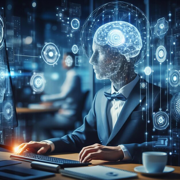 Premium AI Image | Artificial Intelligence Technology Machine Learning ... Premium AI Image | Artificial Intelligence Technology Machine Learning ...