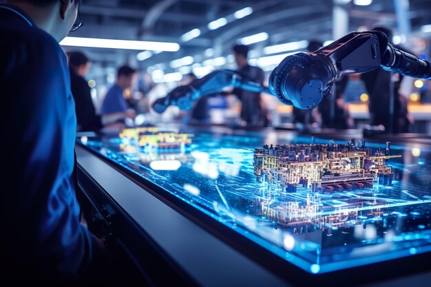 Premium Photo | Artificial intelligence technology Machine learning ... Premium Photo | Artificial intelligence technology Machine learning ...
